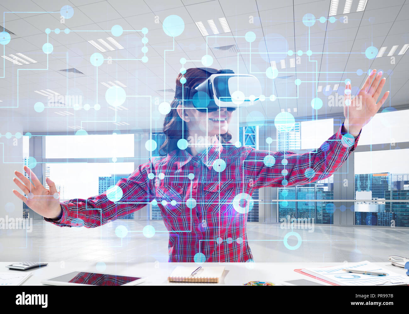 Modern educational process Stock Photo - Alamy