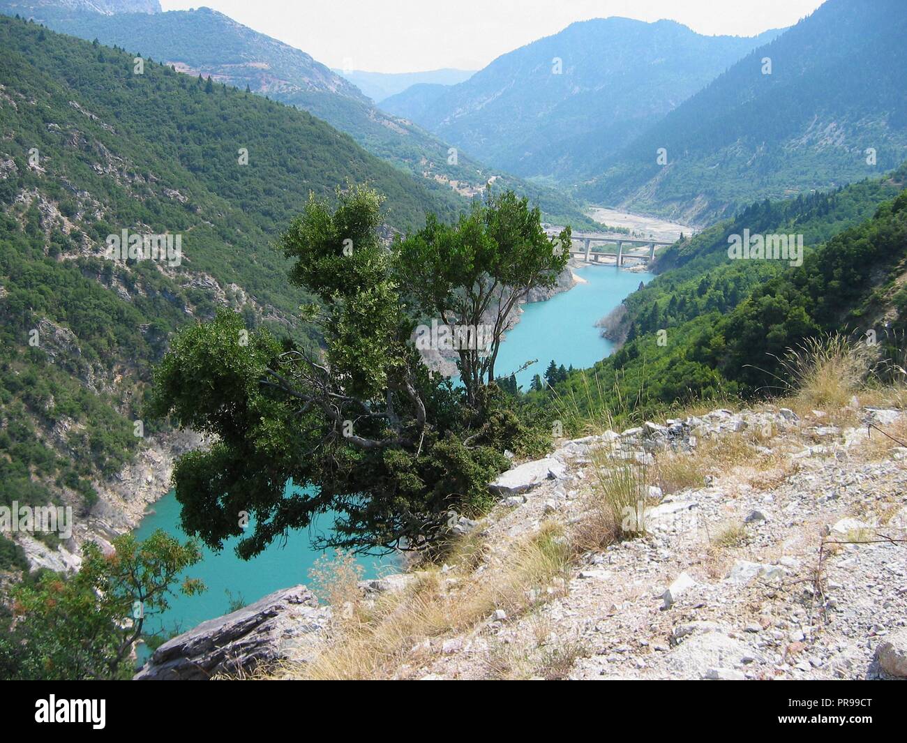 Evinos river in Acarnania and Aetolia Greece Stock Photo - Alamy
