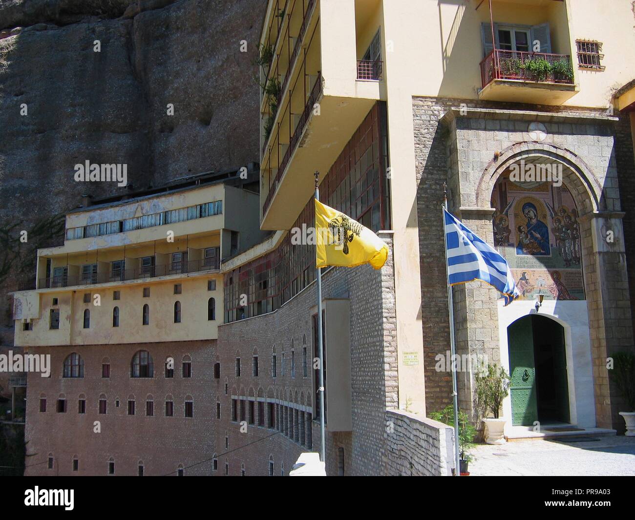 Mega spileo monastery Kalavryta Peloponnese Greece Stock Photo - Alamy