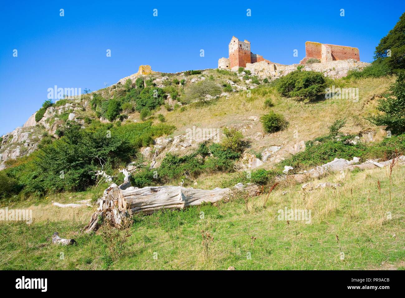 Hammershus castle - the biggest Northern Europe castle ruins situated ...