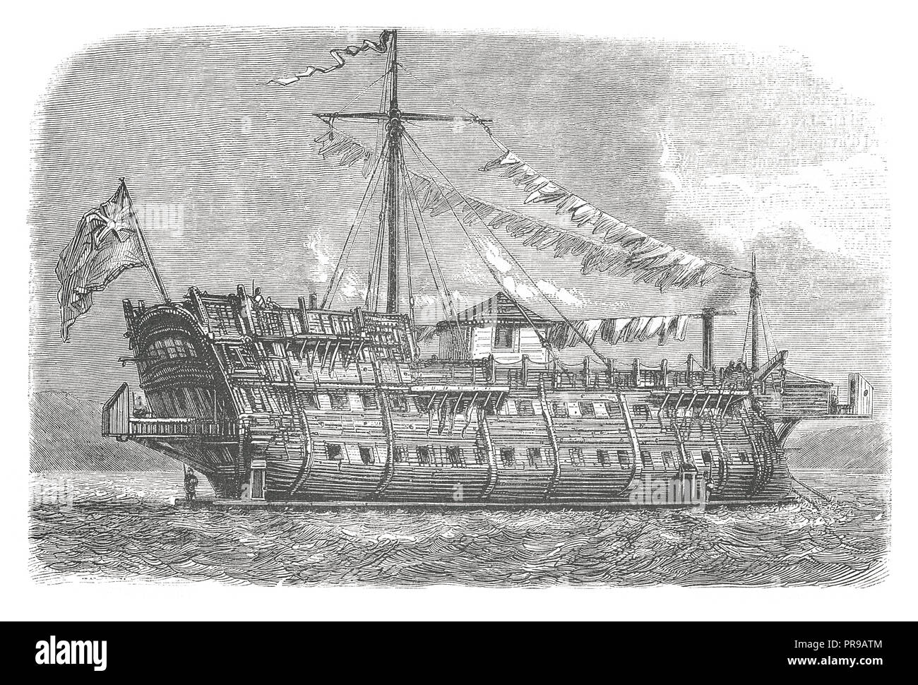 Naval ship painting Cut Out Stock Images & Pictures - Alamy