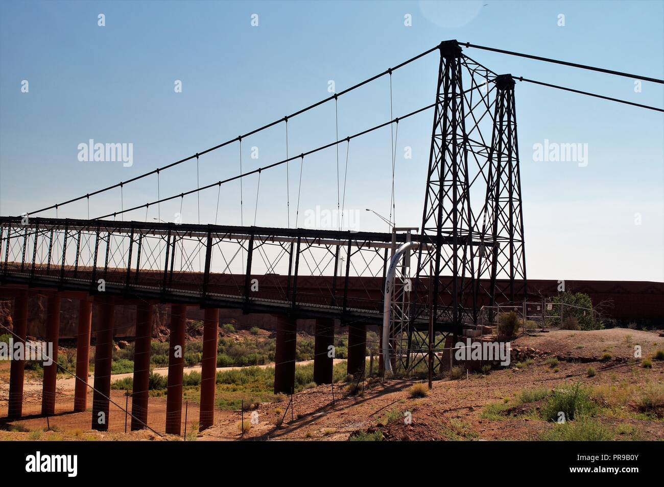 old Bridge at cameron trading post in arizona Stock Photo - Alamy