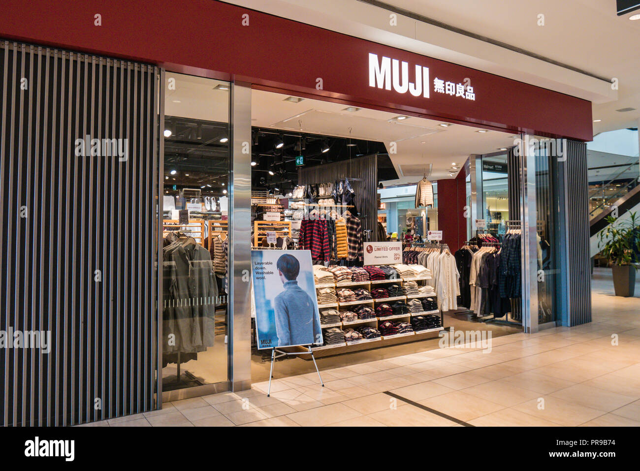 japanese store muji in canada Stock Photo - Alamy