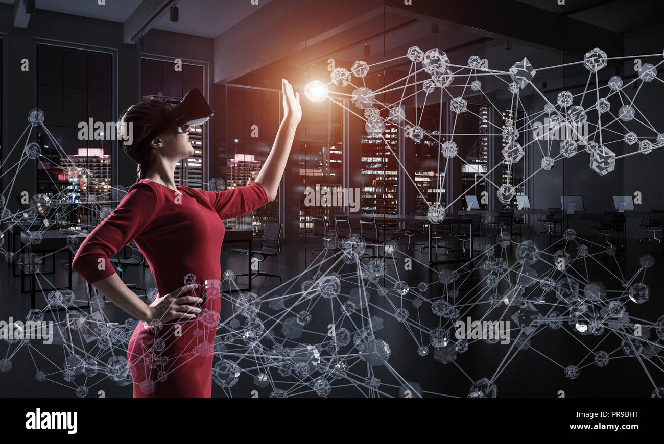 Using modern technologies Stock Photo - Alamy