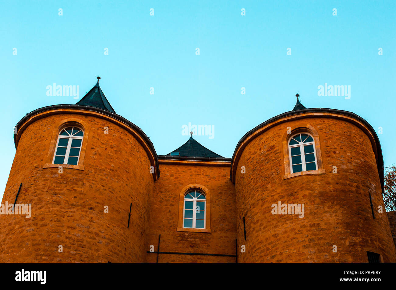 Historical small castle, Luxembourg Stock Photo - Alamy