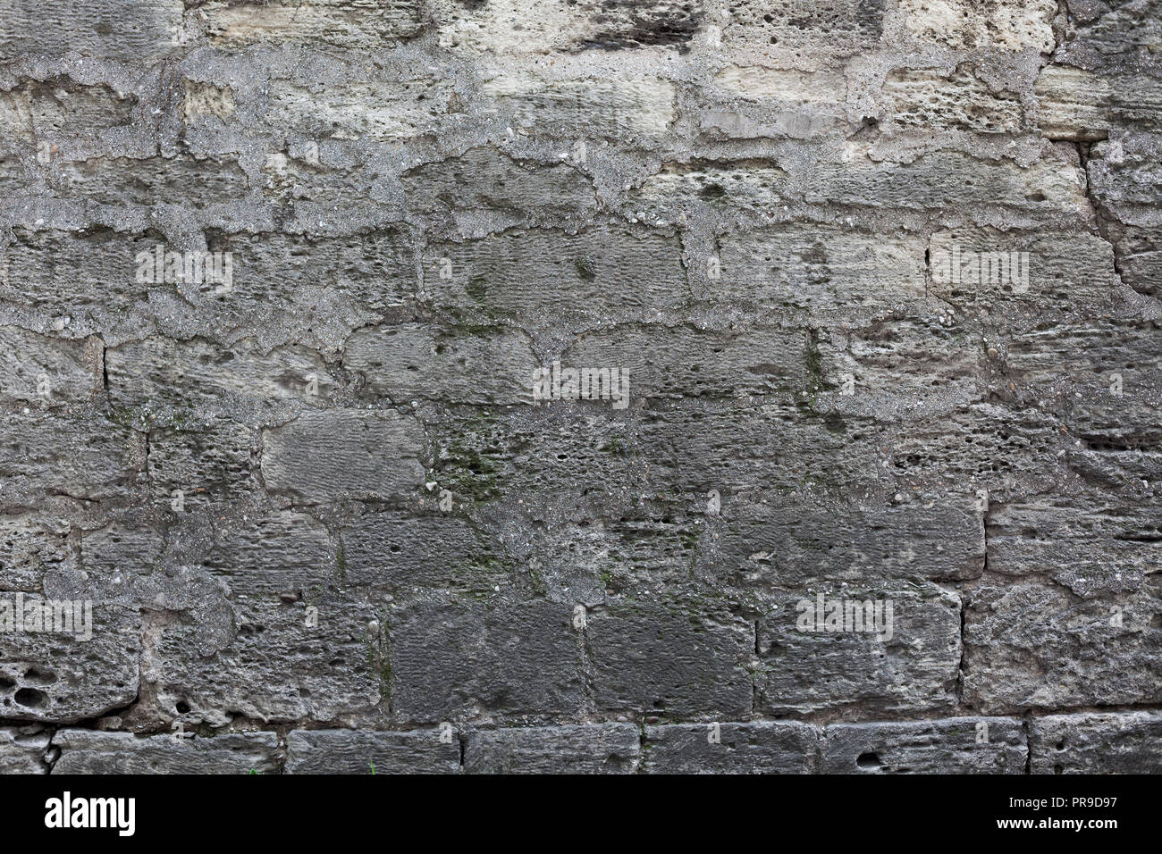 old gray brick wall retro background texture of the stone Stock Photo ...