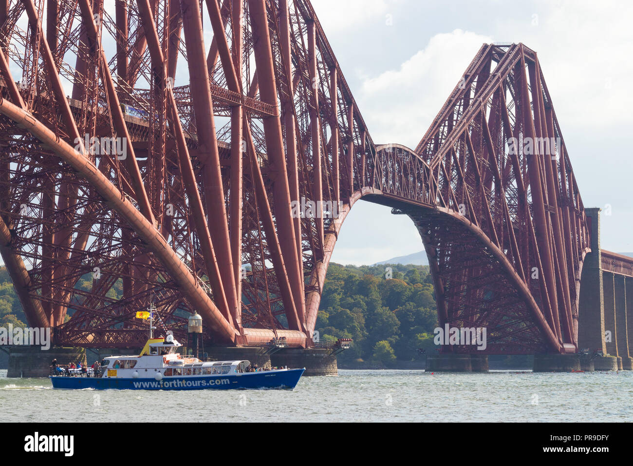 The Forth Bridge from North Queensferry Fife Scotland Stock Photo - Alamy