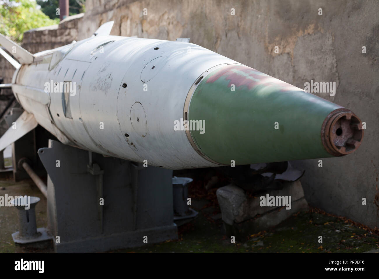 the old Soviet missile weapons of Russia Stock Photo - Alamy