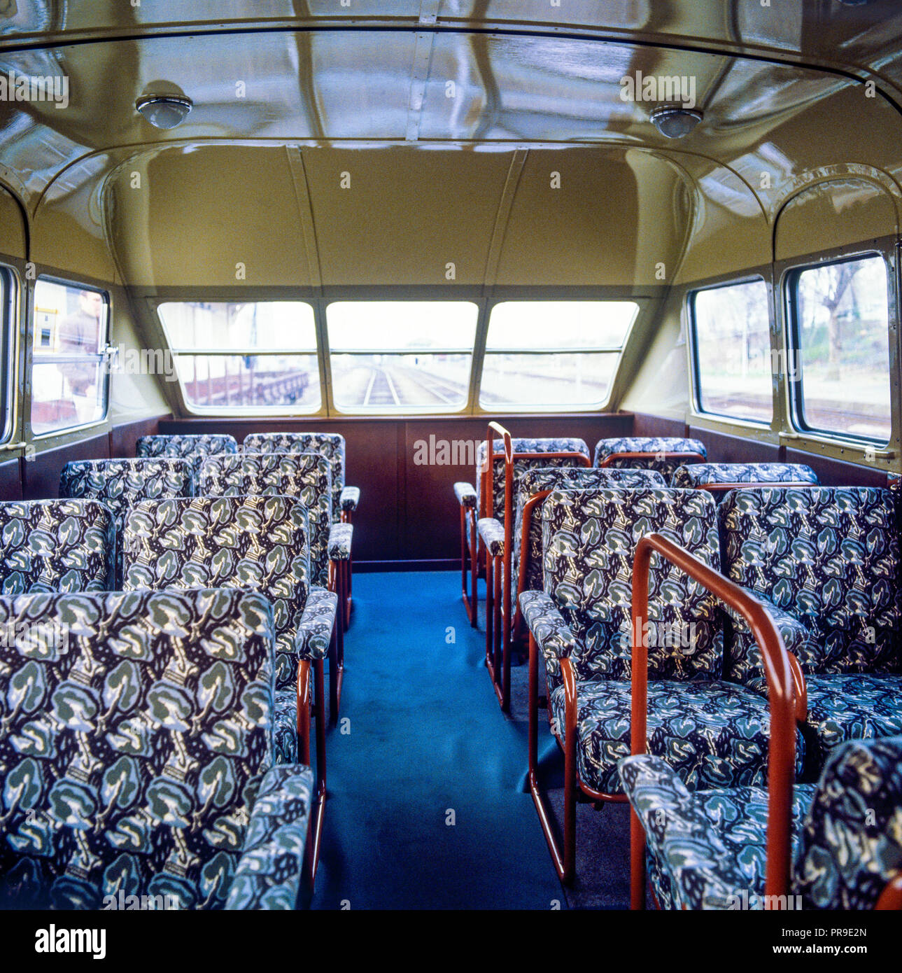 Présidentiel Bugatti railcar interior, type ZZy24408, built in 1934 ...