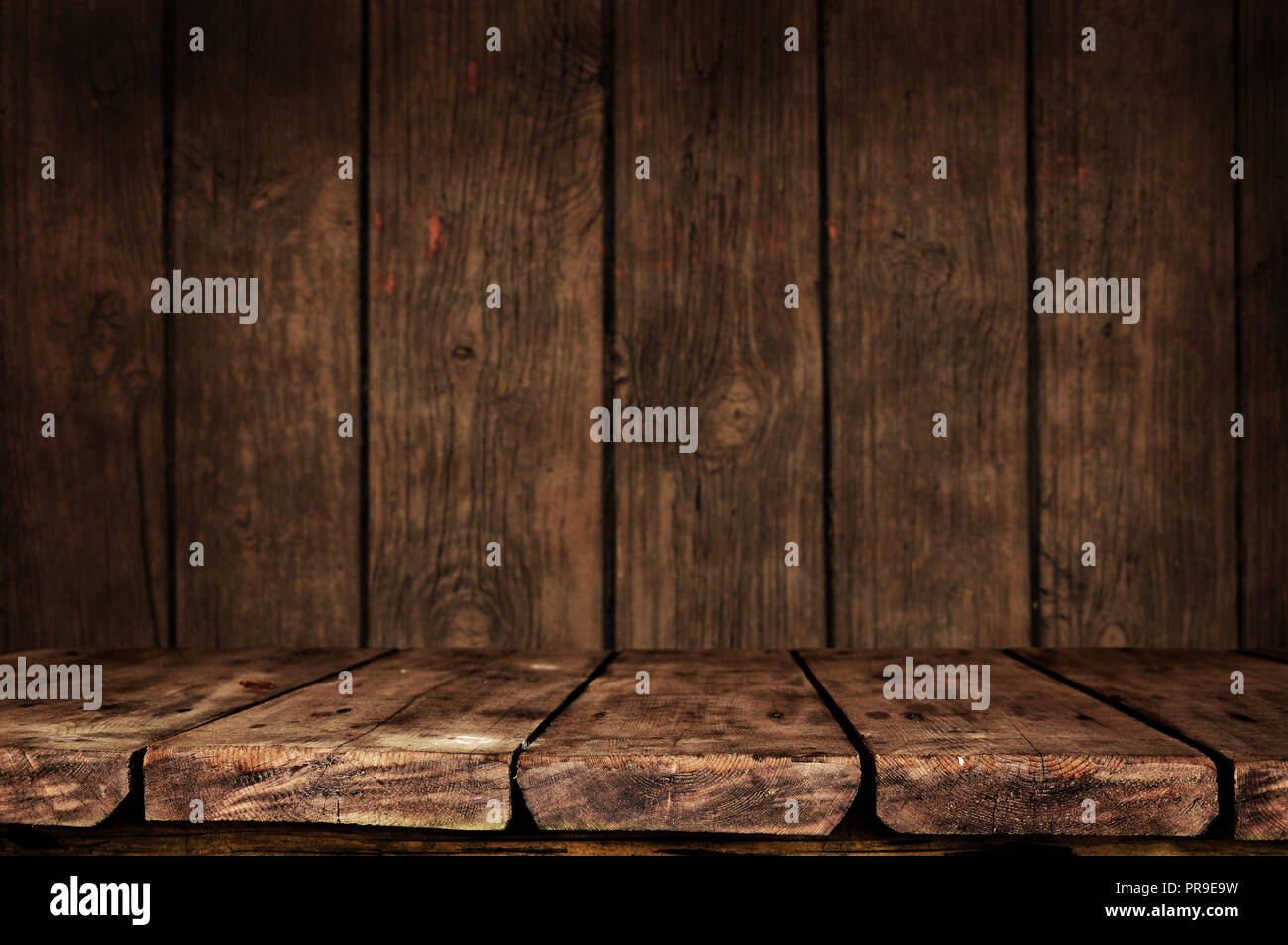 Wooden table background Stock Photo - Alamy