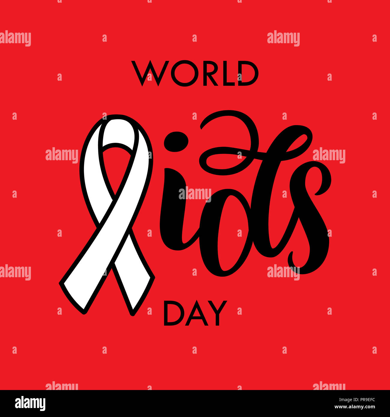 World aids day poster hi-res stock photography and images - Alamy