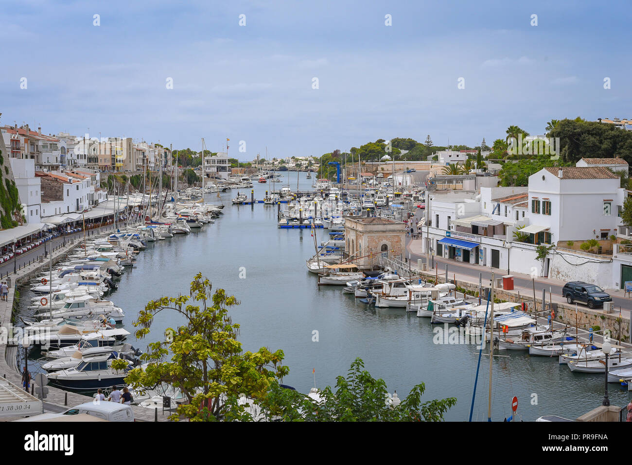 Menorca mahon harbour marina hi-res stock photography and images - Alamy