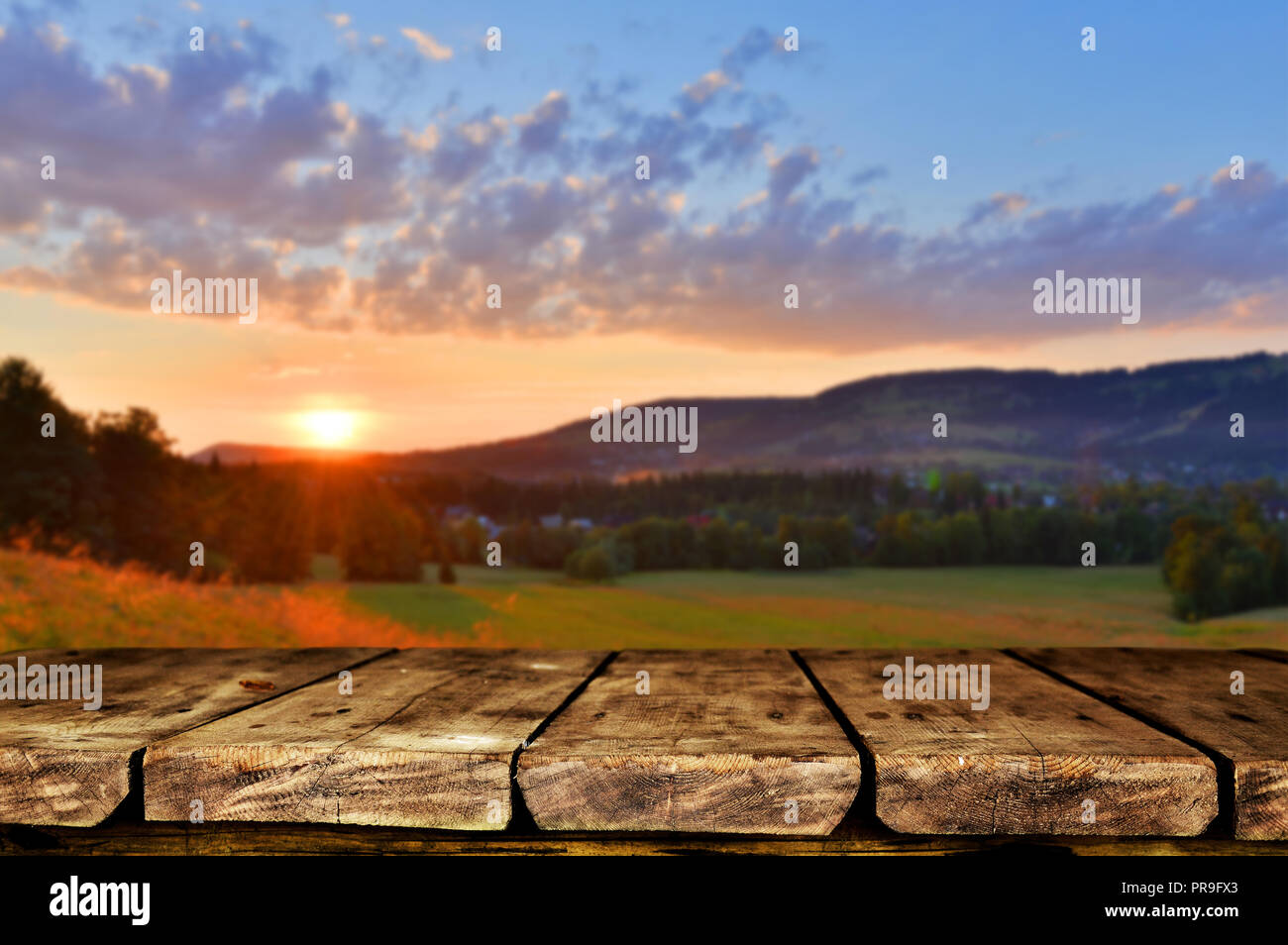 Empty table background Stock Photo - Alamy