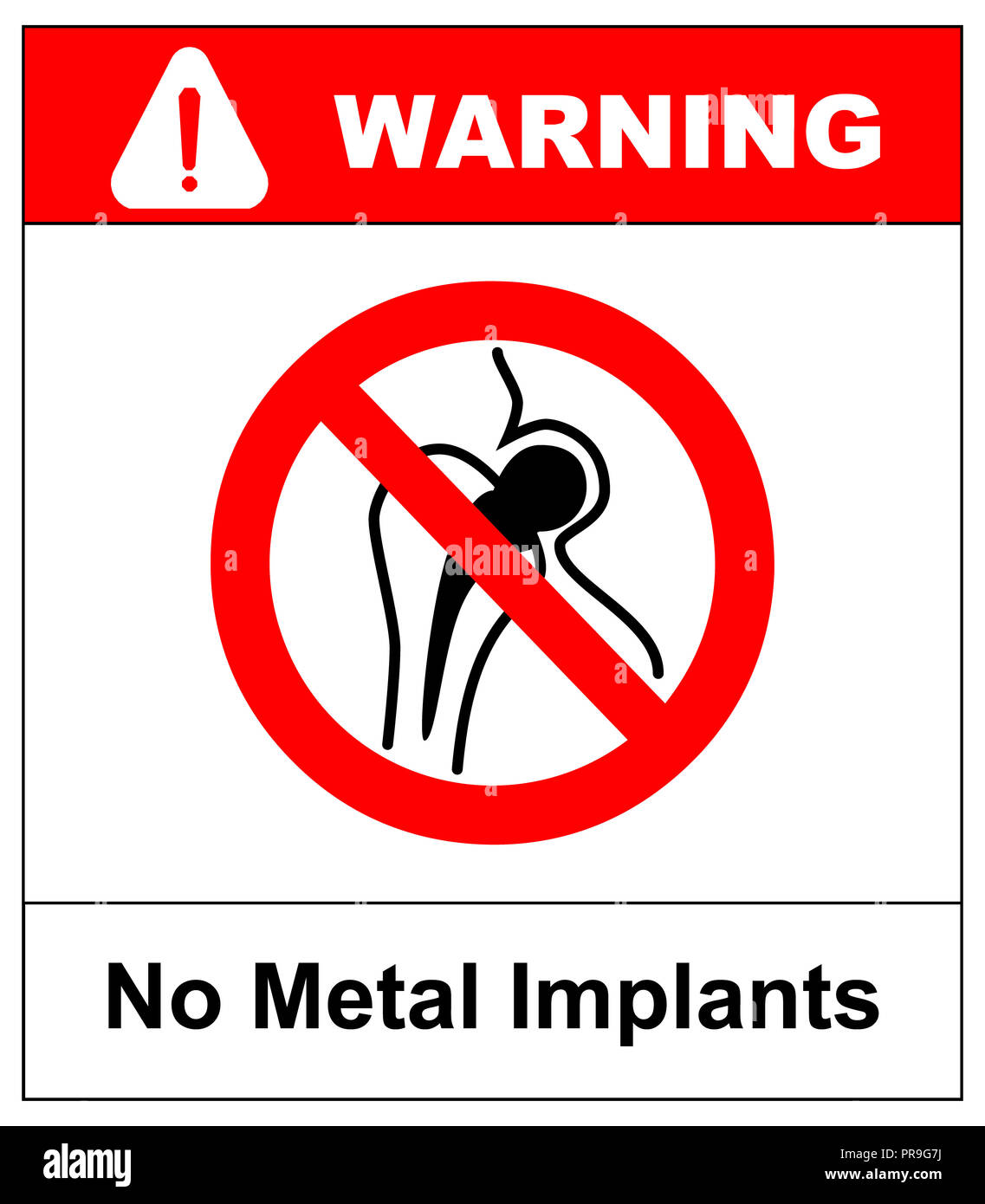 No metallic articles or watches, No access for people with metallic ...