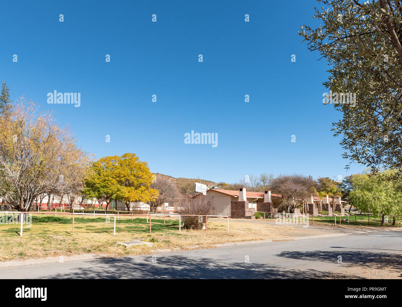 VANDERKLOOF, SOUTH AFRICA, AUGUST 6, The holiday resort in Vanderkloof ...