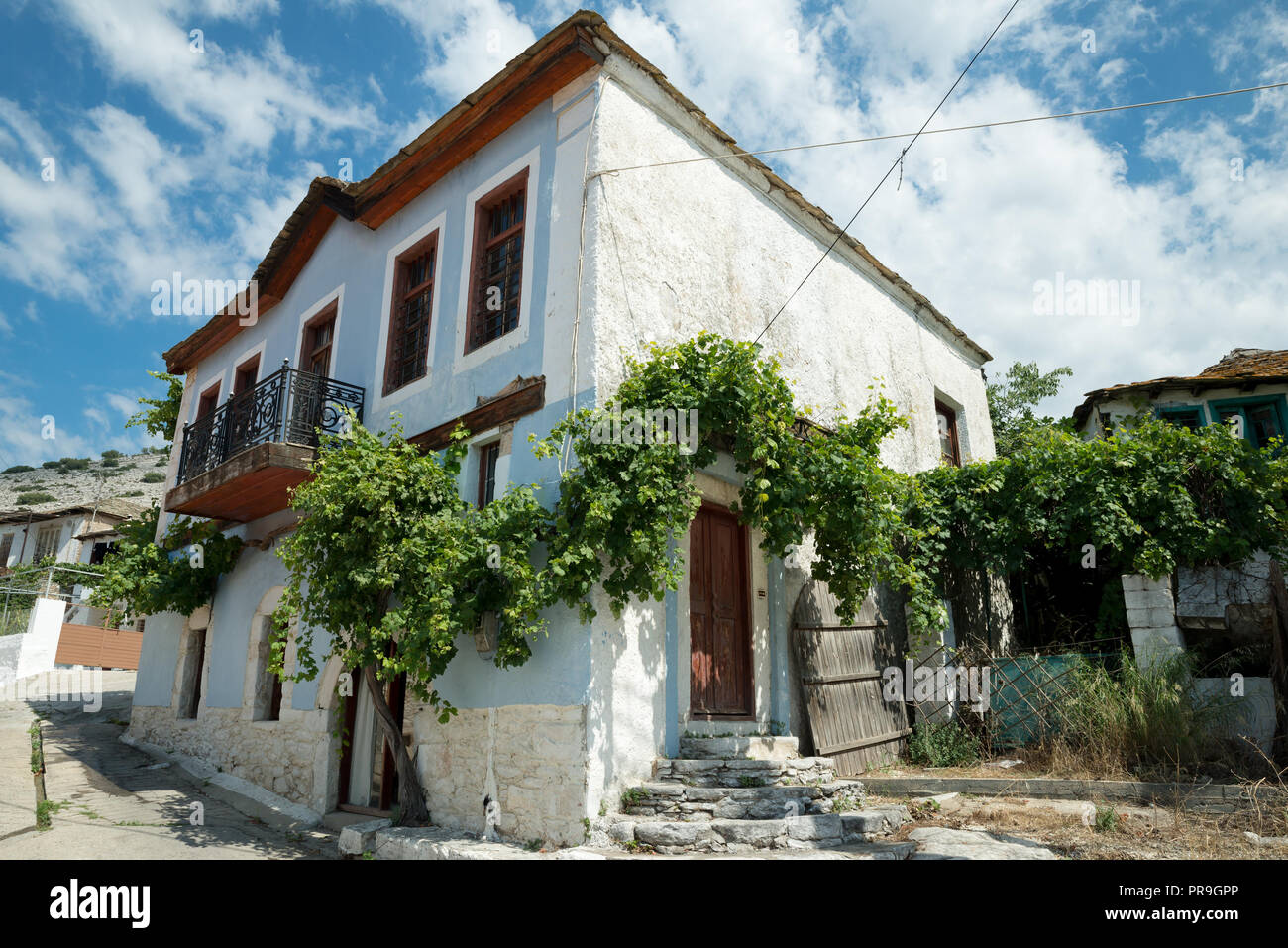 Theologos thassos street hi-res stock photography and images - Alamy