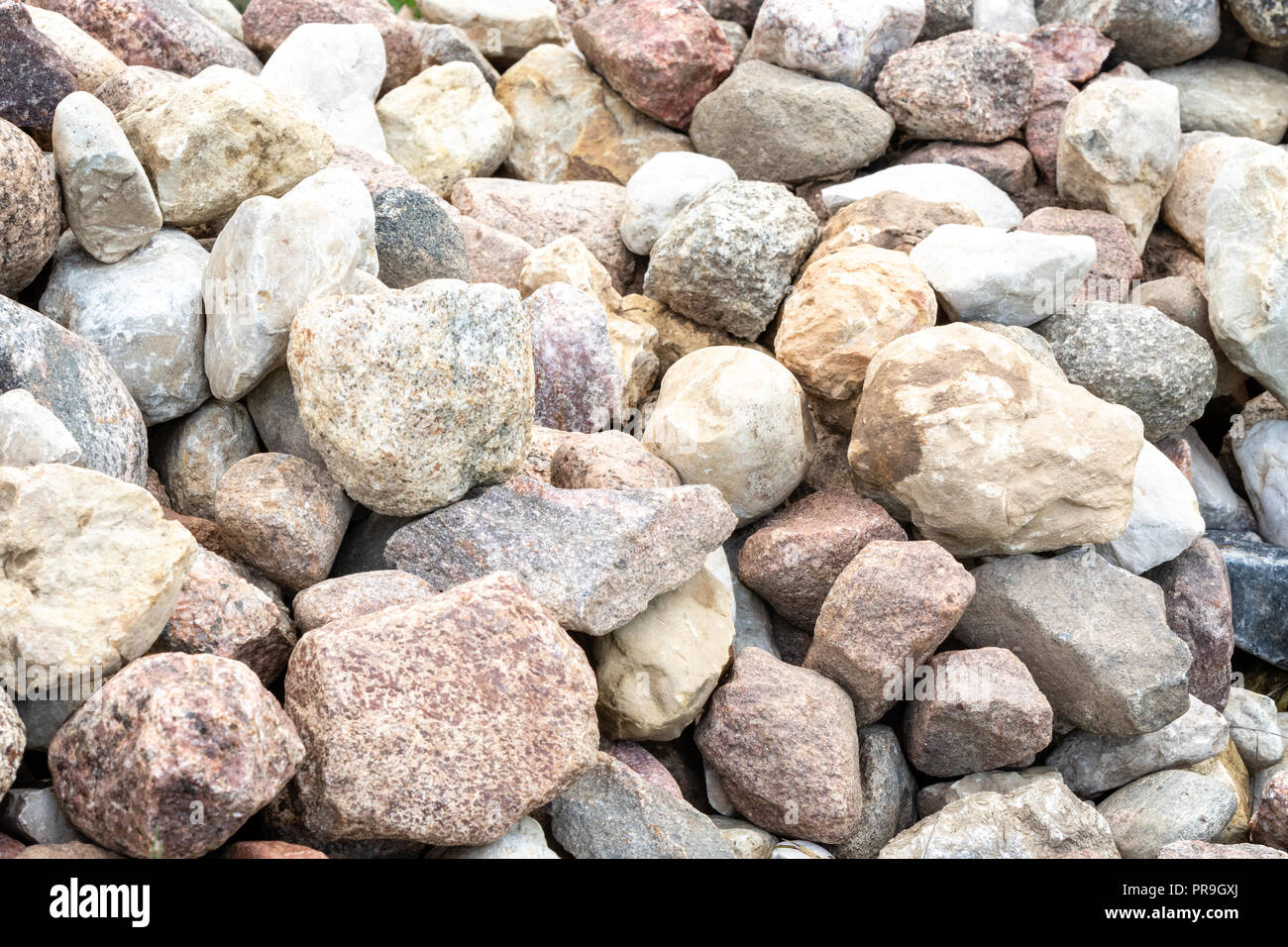 Texture of stone pile Stock Photo - Alamy