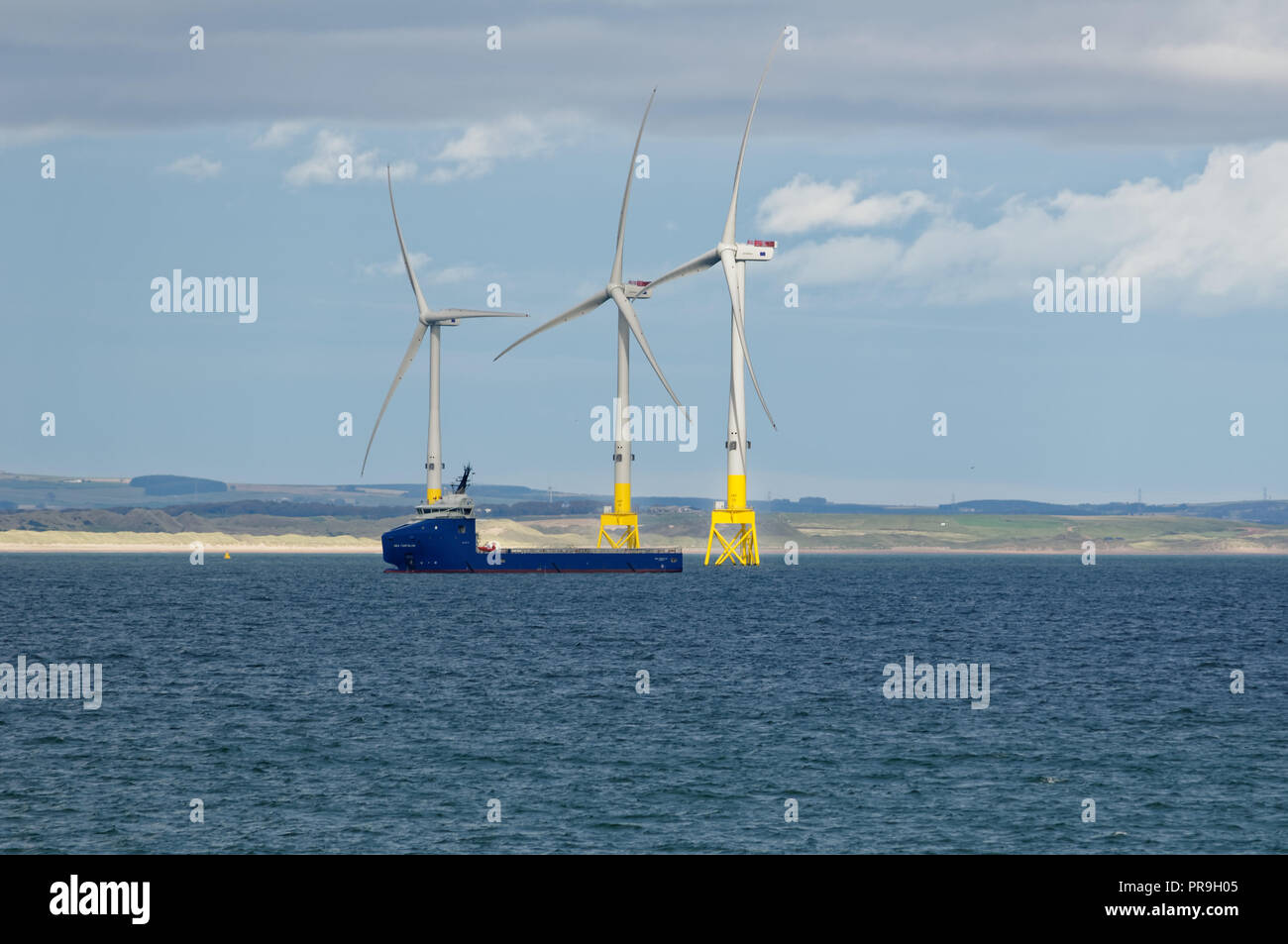 Vattenfall Offshore Wind Deployment Centre (EOWDC), Aberdeen Bay, North ...