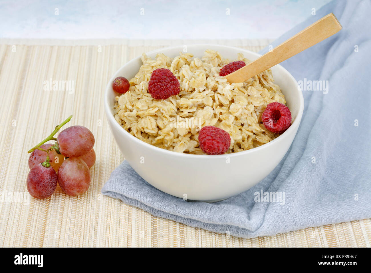 Breakfast with porridge Stock Photo - Alamy