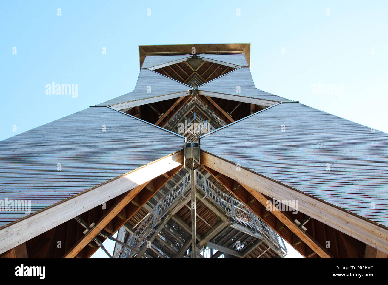 A high Tower in Southern Germany Stock Photo - Alamy