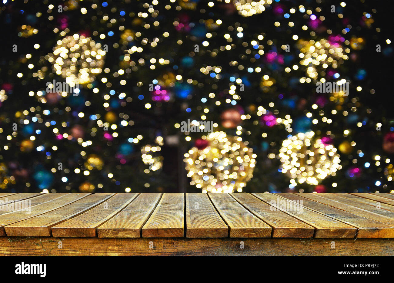 Christmas background table Stock Photo - Alamy