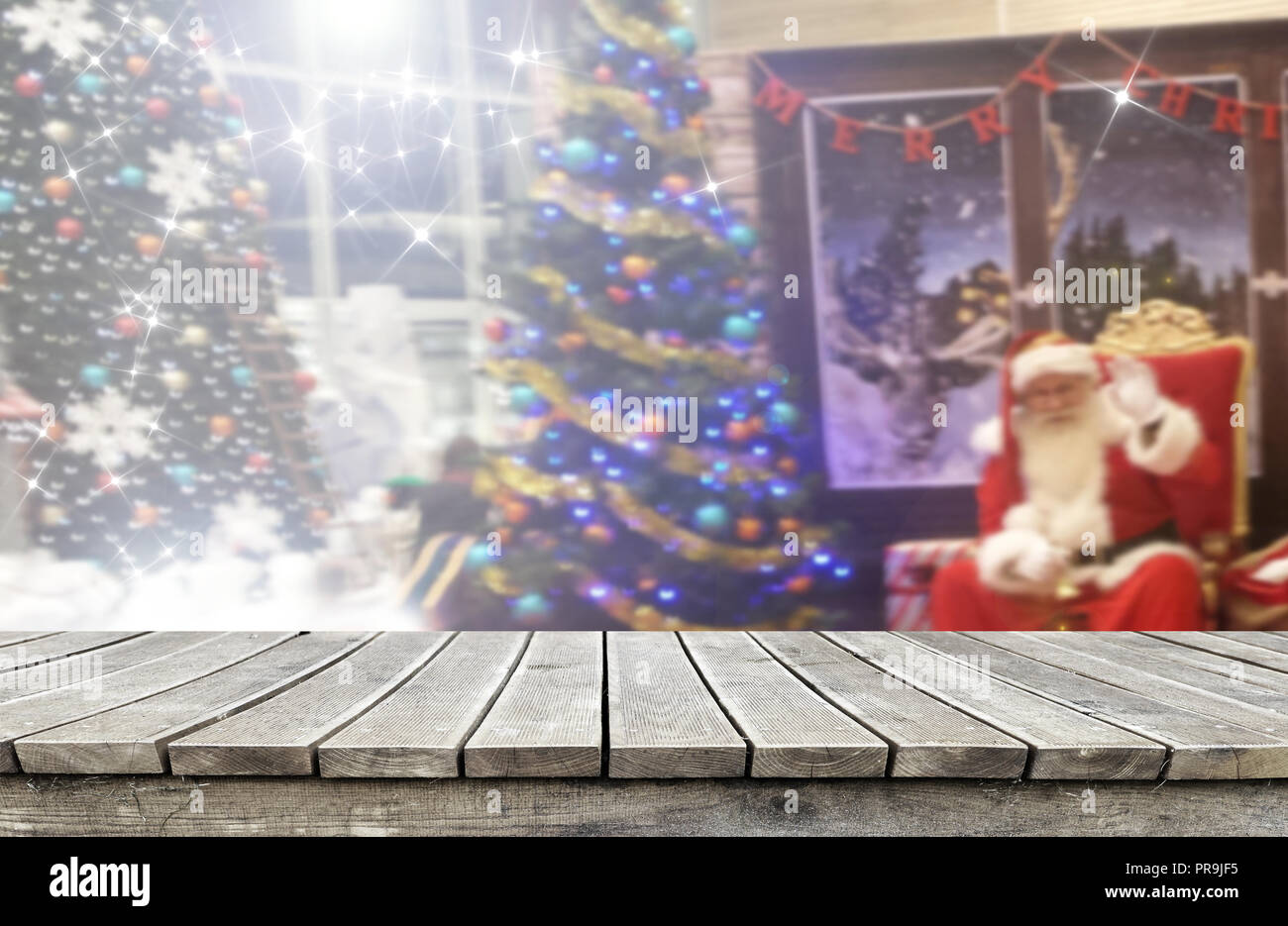 Christmas background table Stock Photo - Alamy