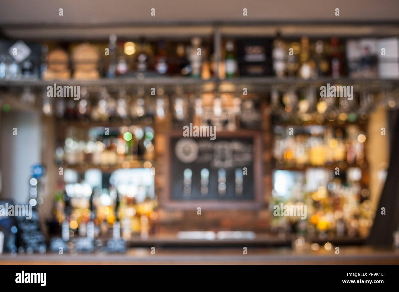 Bar Background Blurred