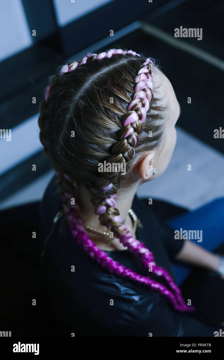 Pink braiding hi-res stock photography and images - Alamy