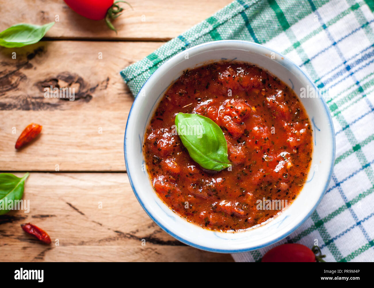 Homemade spicy chili sauce hi-res stock photography and images - Alamy