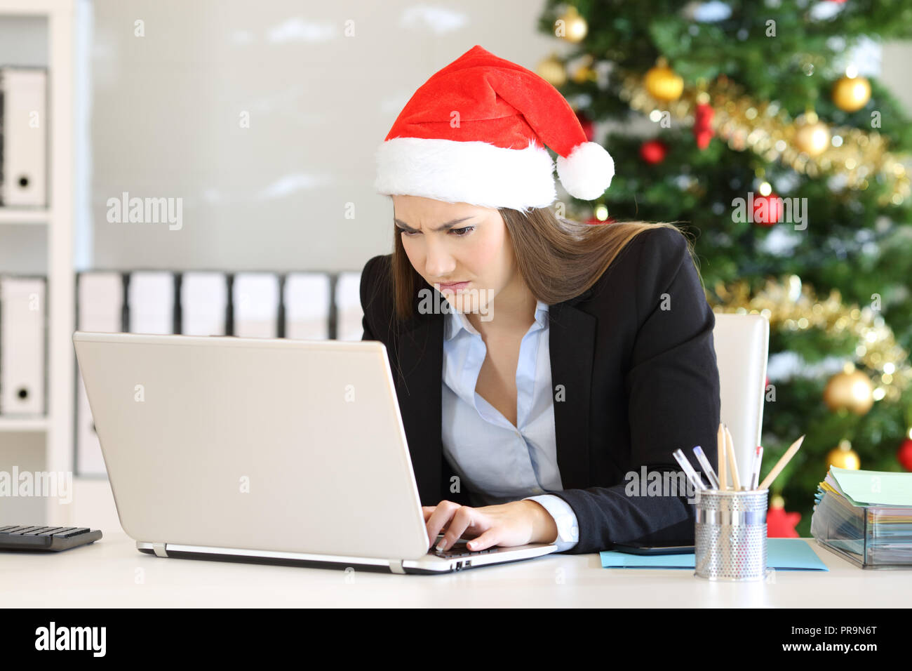 Annoyed laptop typing hi-res stock photography and images - Alamy