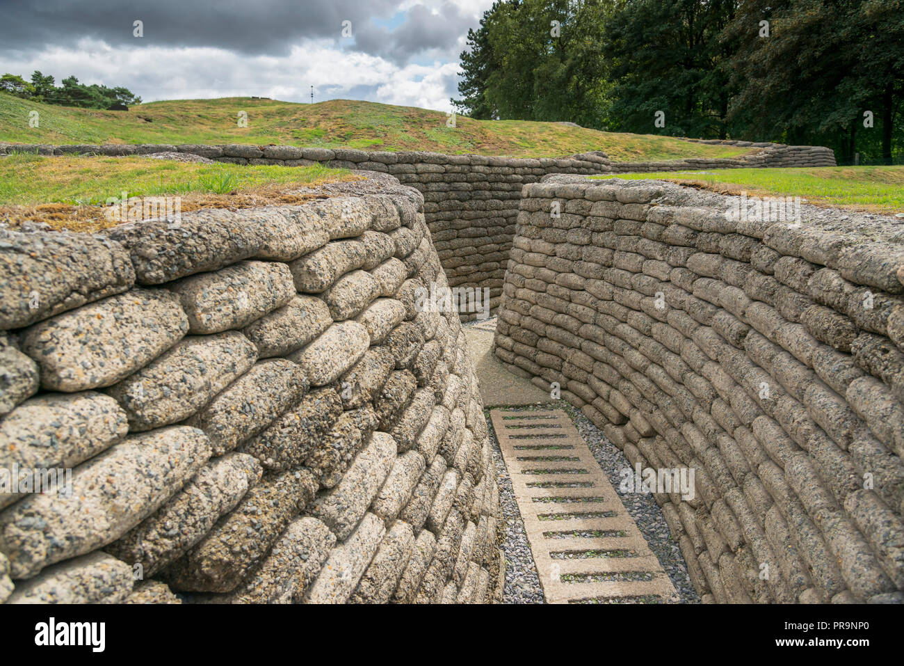 The trenches at Vimy Ridge in France Stock Photo - Alamy