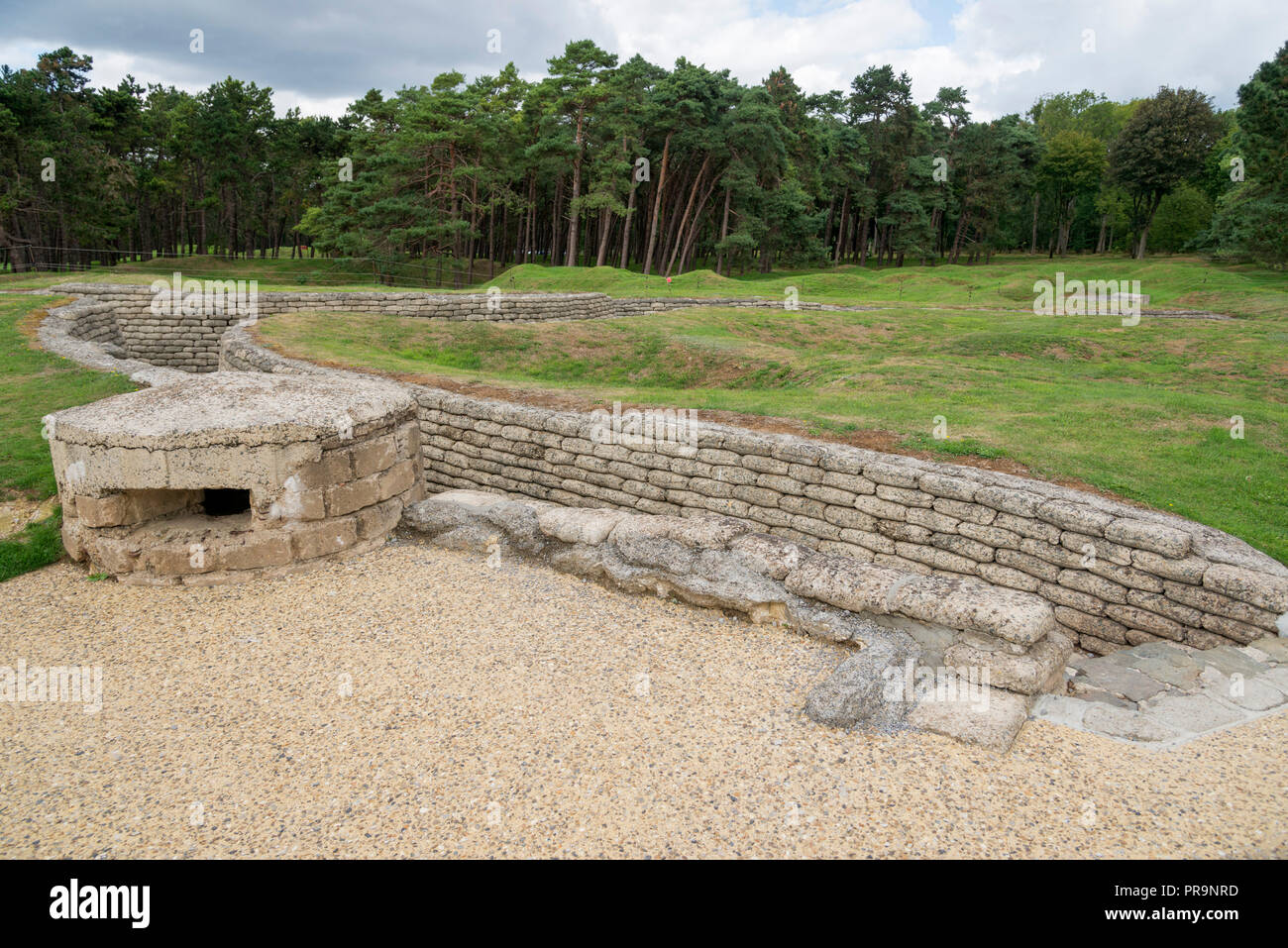The trenches at Vimy Ridge in France Stock Photo - Alamy