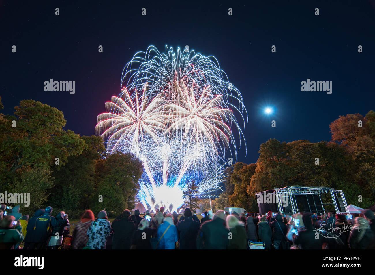 Moon and fireworks hi-res stock photography and images - Alamy