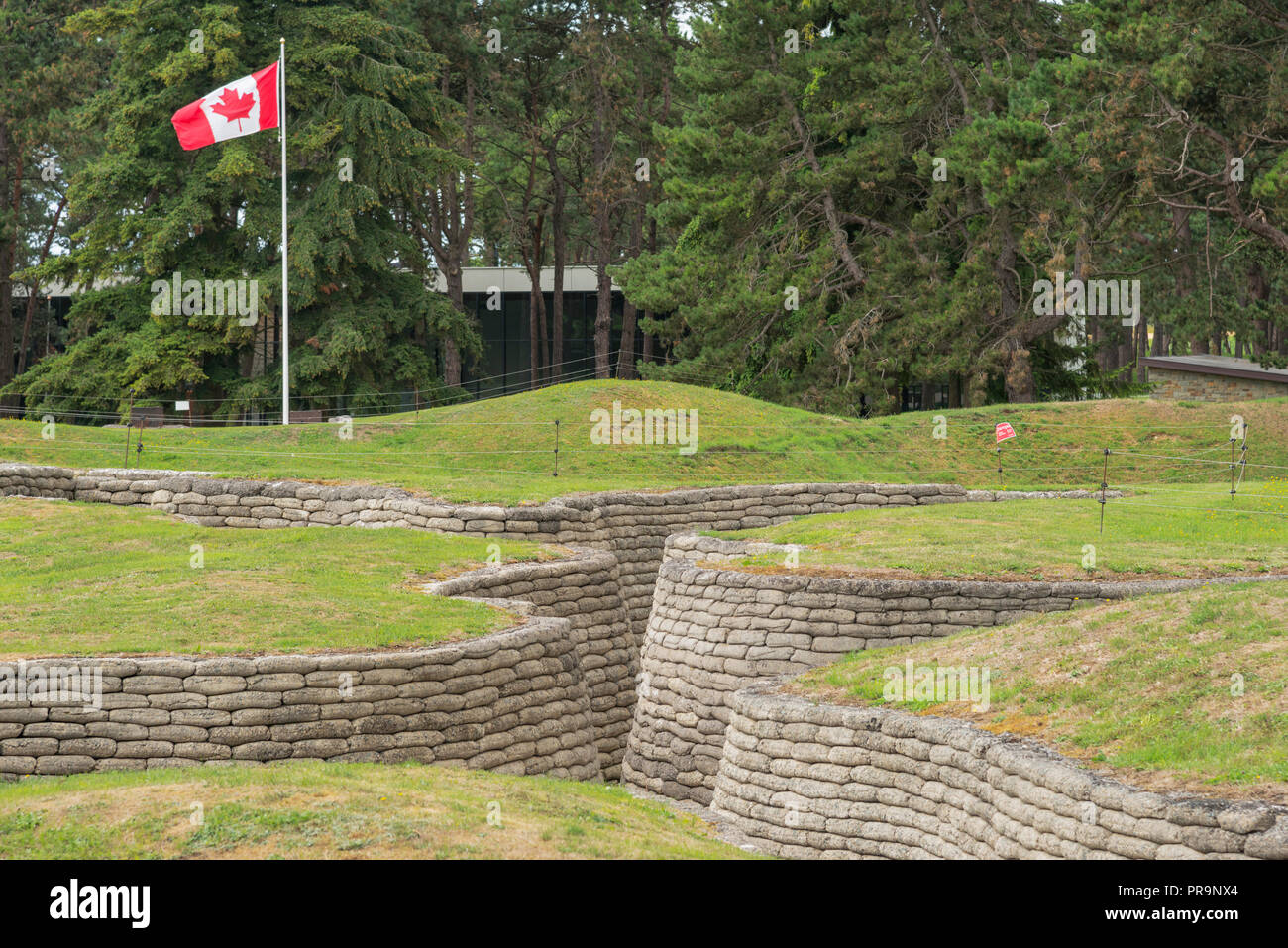 Vimy ridge trenches ww1 battle france world war one canadian hi-res ...