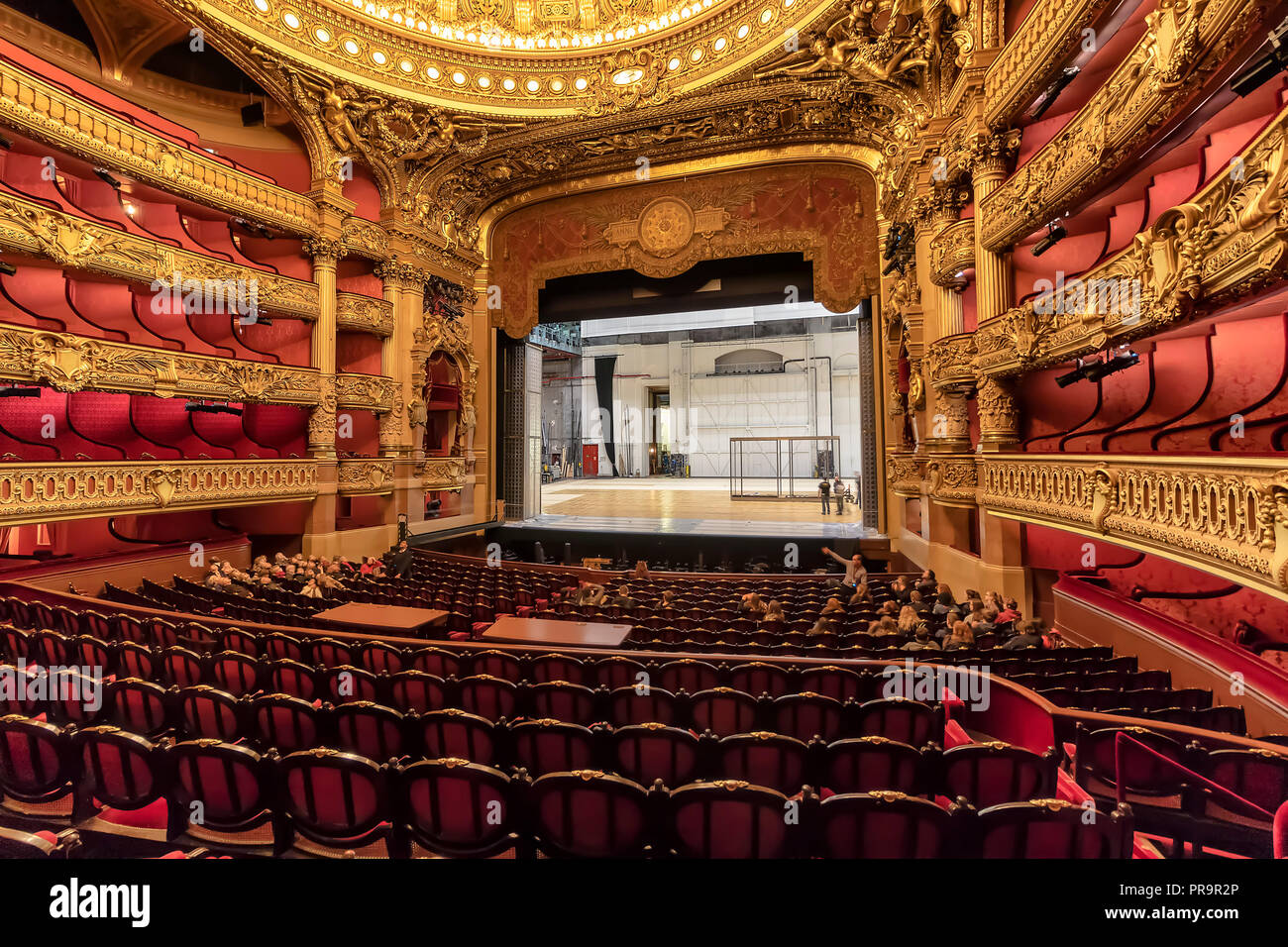 The Palais Garnier (Opera Garnier) in Paris, France. It was originally ...