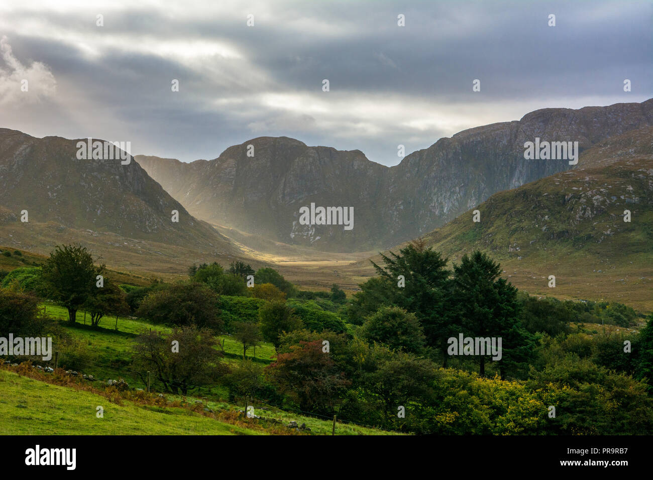 The Poisoned Glen Dunlewey Gweedore Ireland Europe Stock Photo - Alamy
