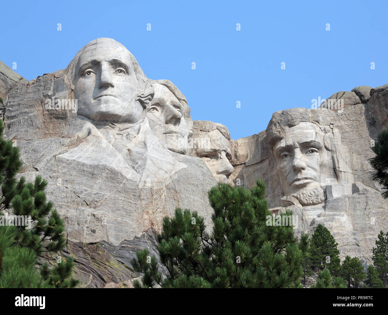 Washington jefferson roosevelt lincoln hi-res stock photography and ...