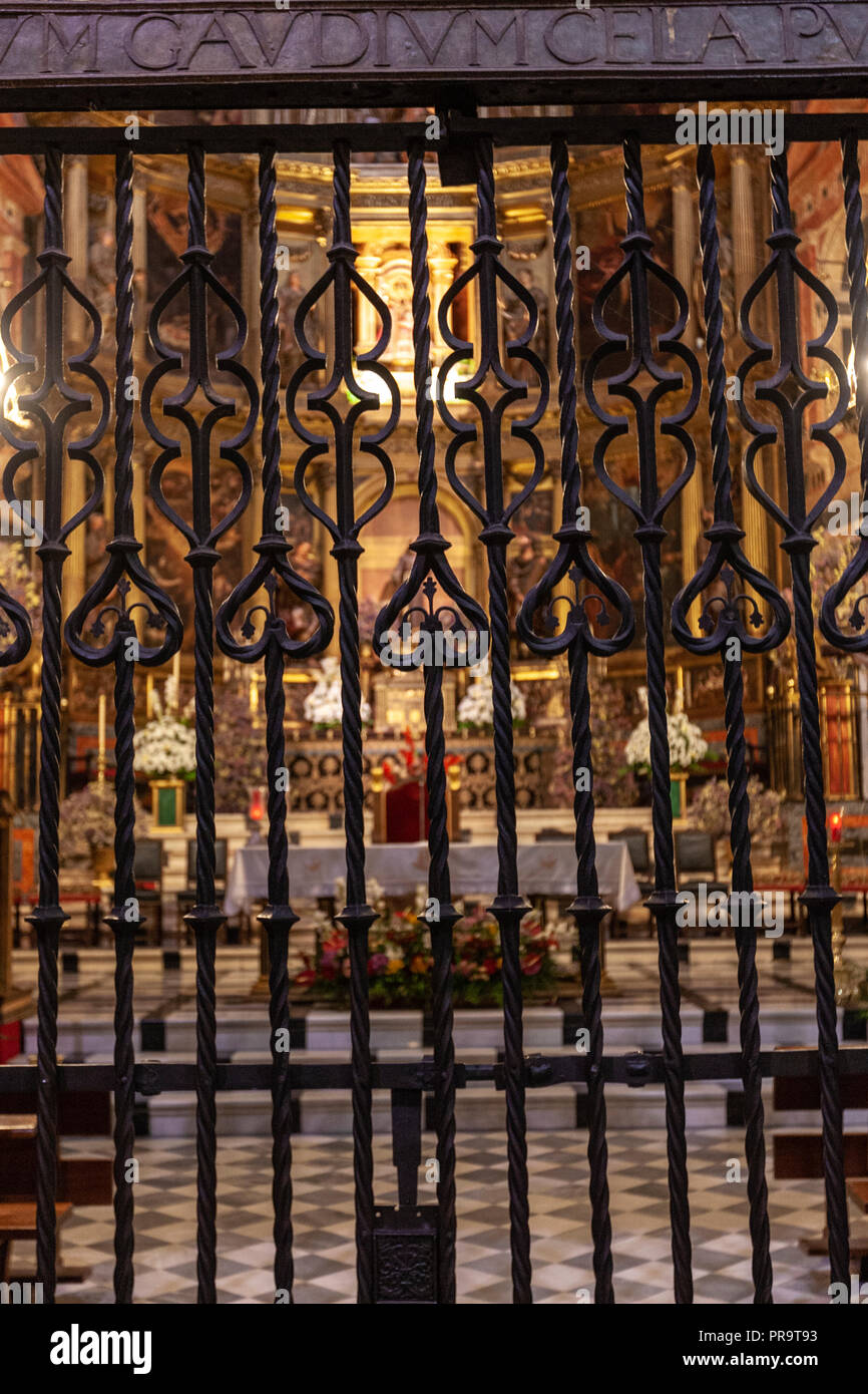 Gothic Wrought Iron Fence Gate Stock Photos & Gothic Wrought Iron Fence ...