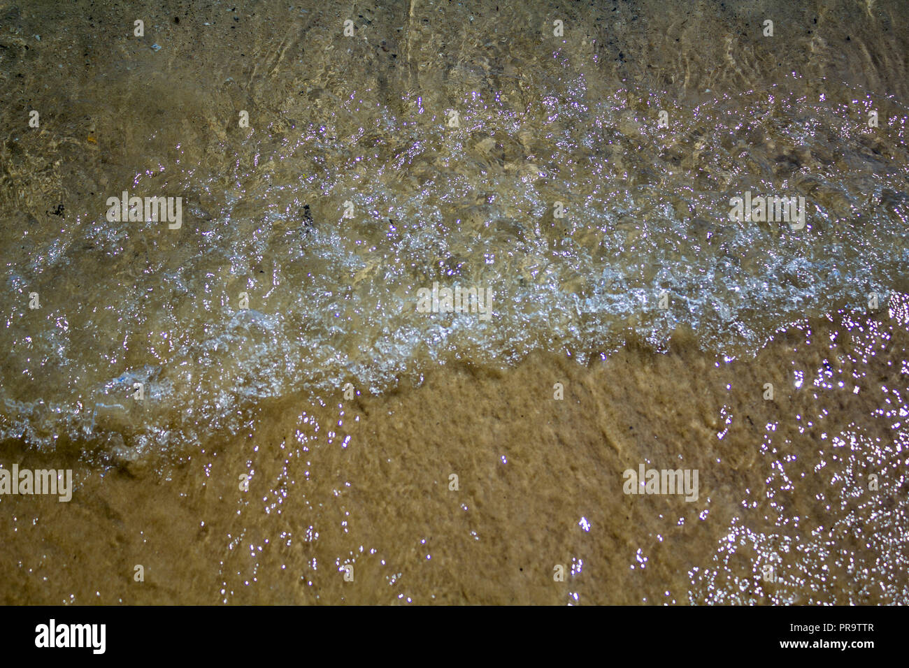 Top view of Soft wave splashing Stock Photo - Alamy