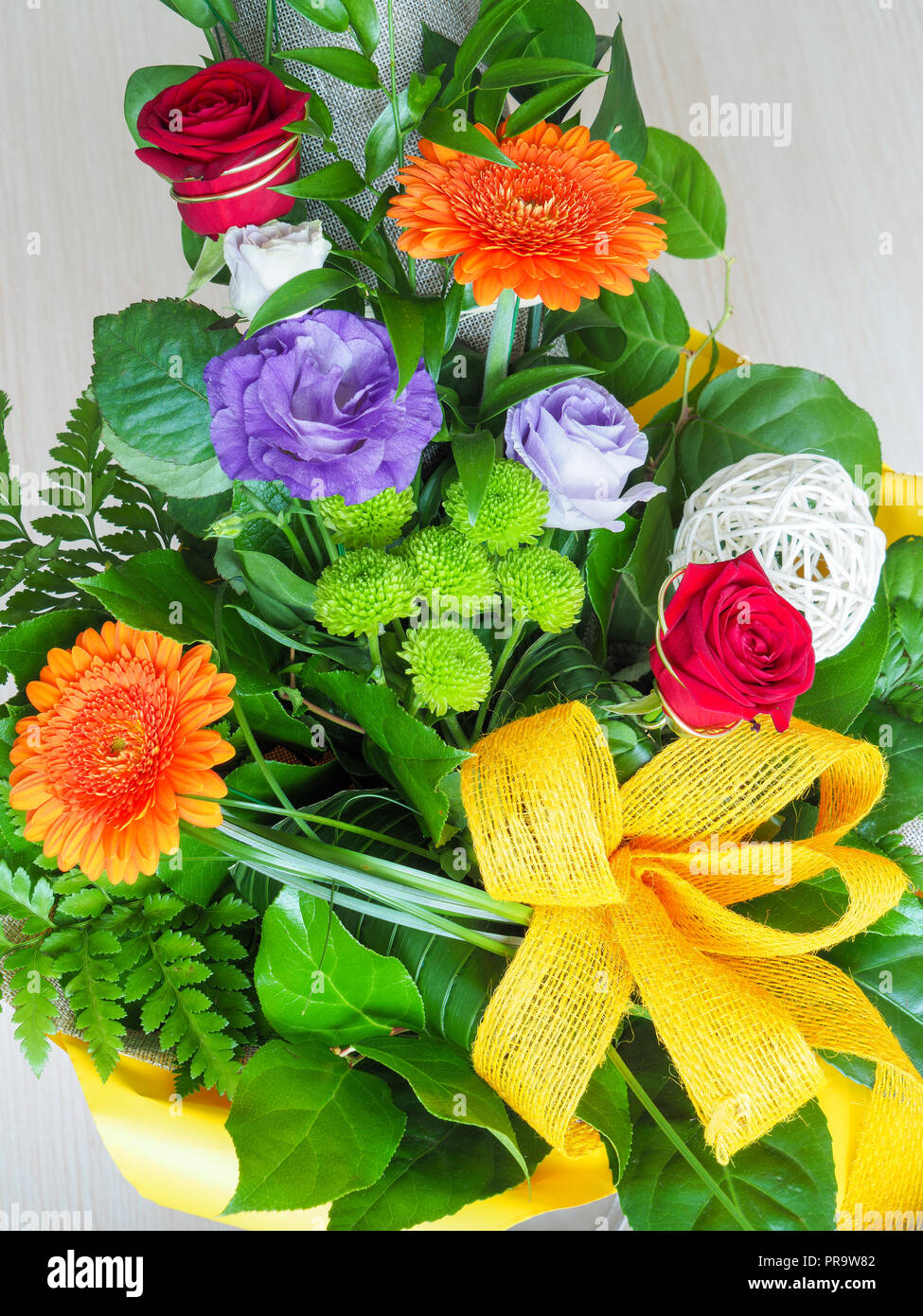 Bunch of colorful flowers Stock Photo - Alamy