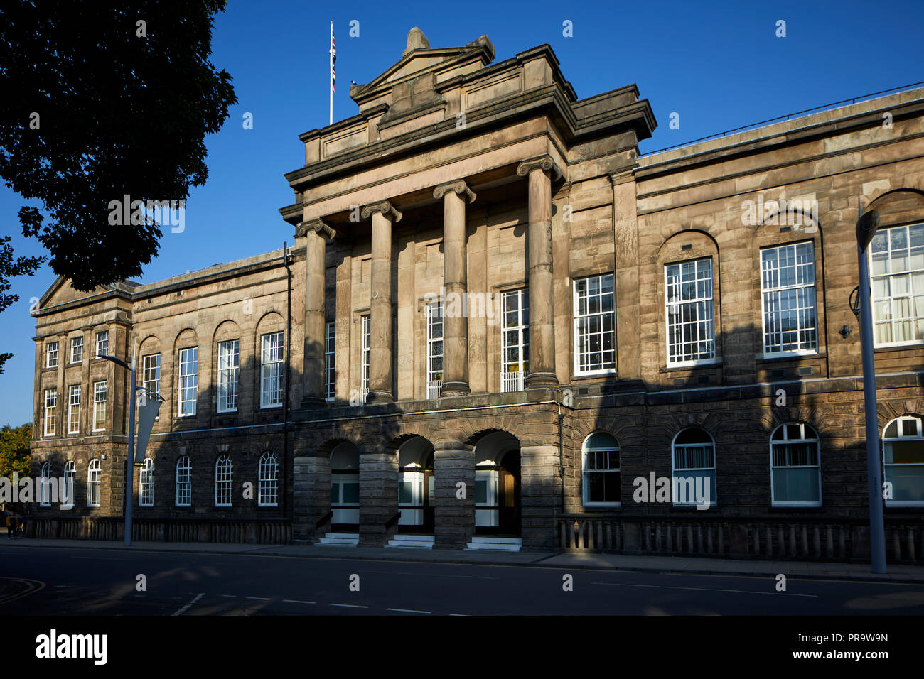 Landmark sandstone Stoke Town Hall, Stoke-on-Trent, Staffordshire by ...