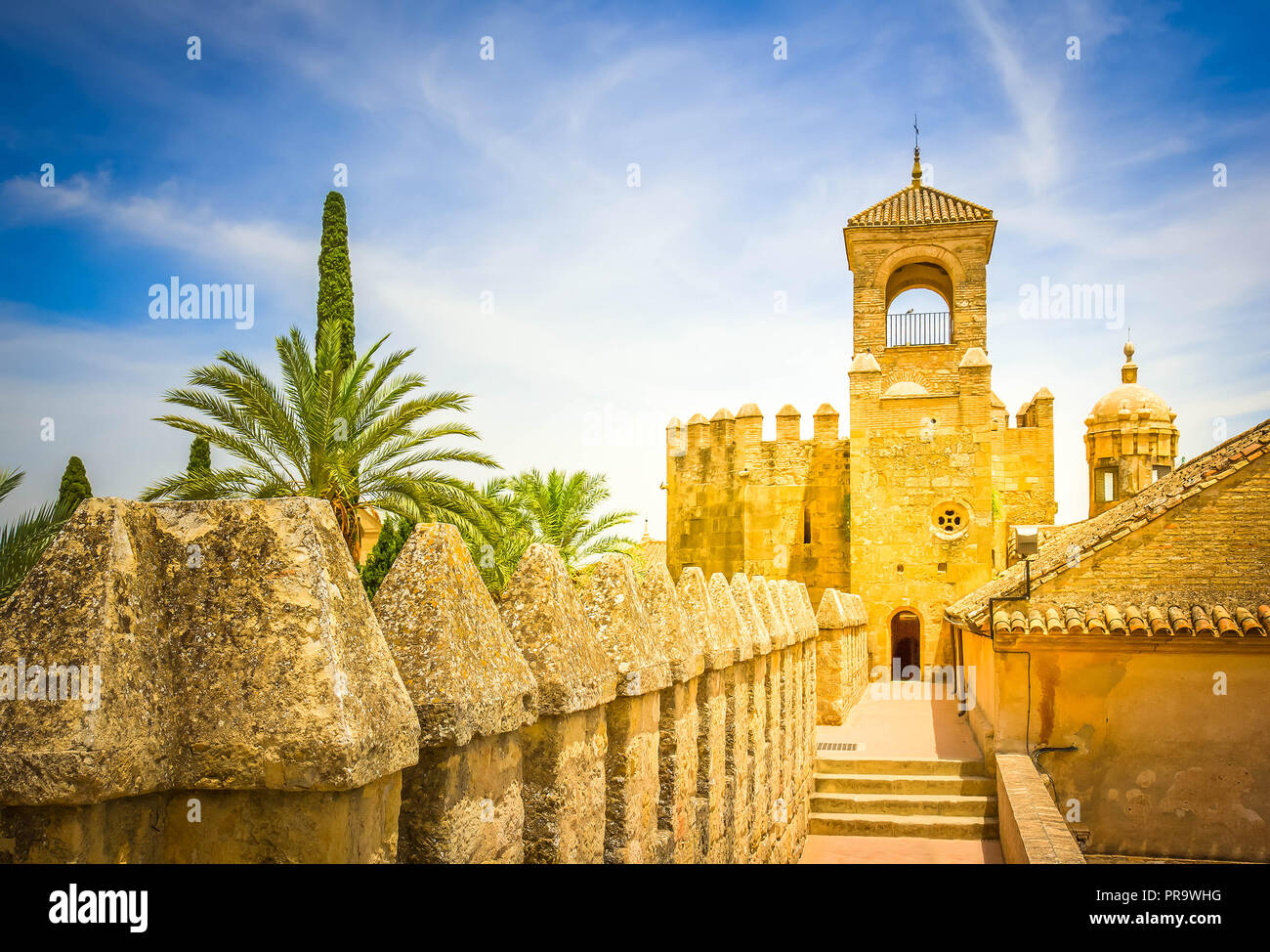 Alcazar de los reyes cristianos christian kings alcazar hi-res stock ...