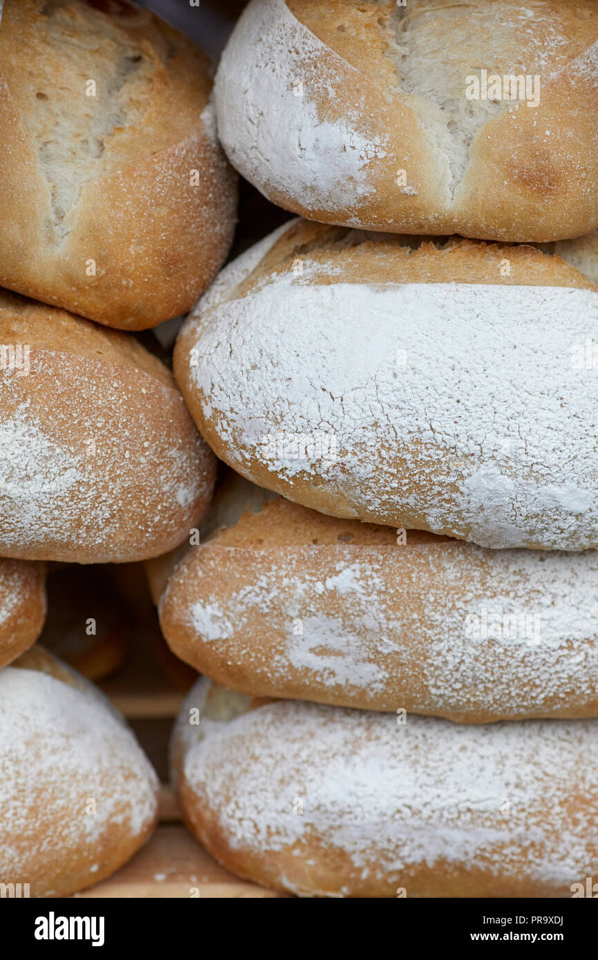 Manchester Sourdough loaf of bread Stock Photo - Alamy