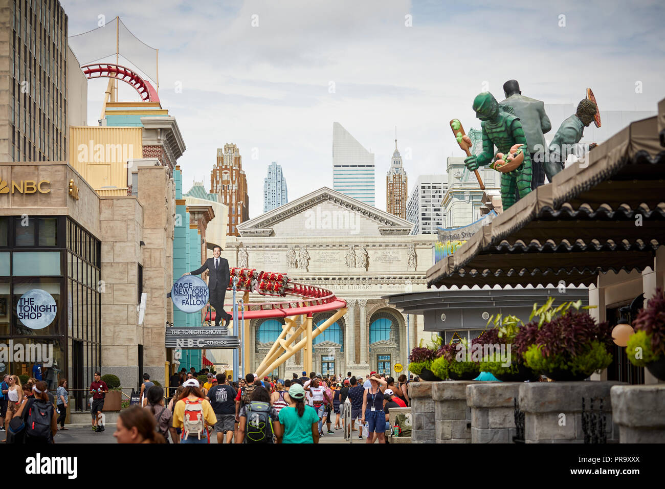 Inside Universal Studios in Florida Orlando Stock Photo - Alamy
