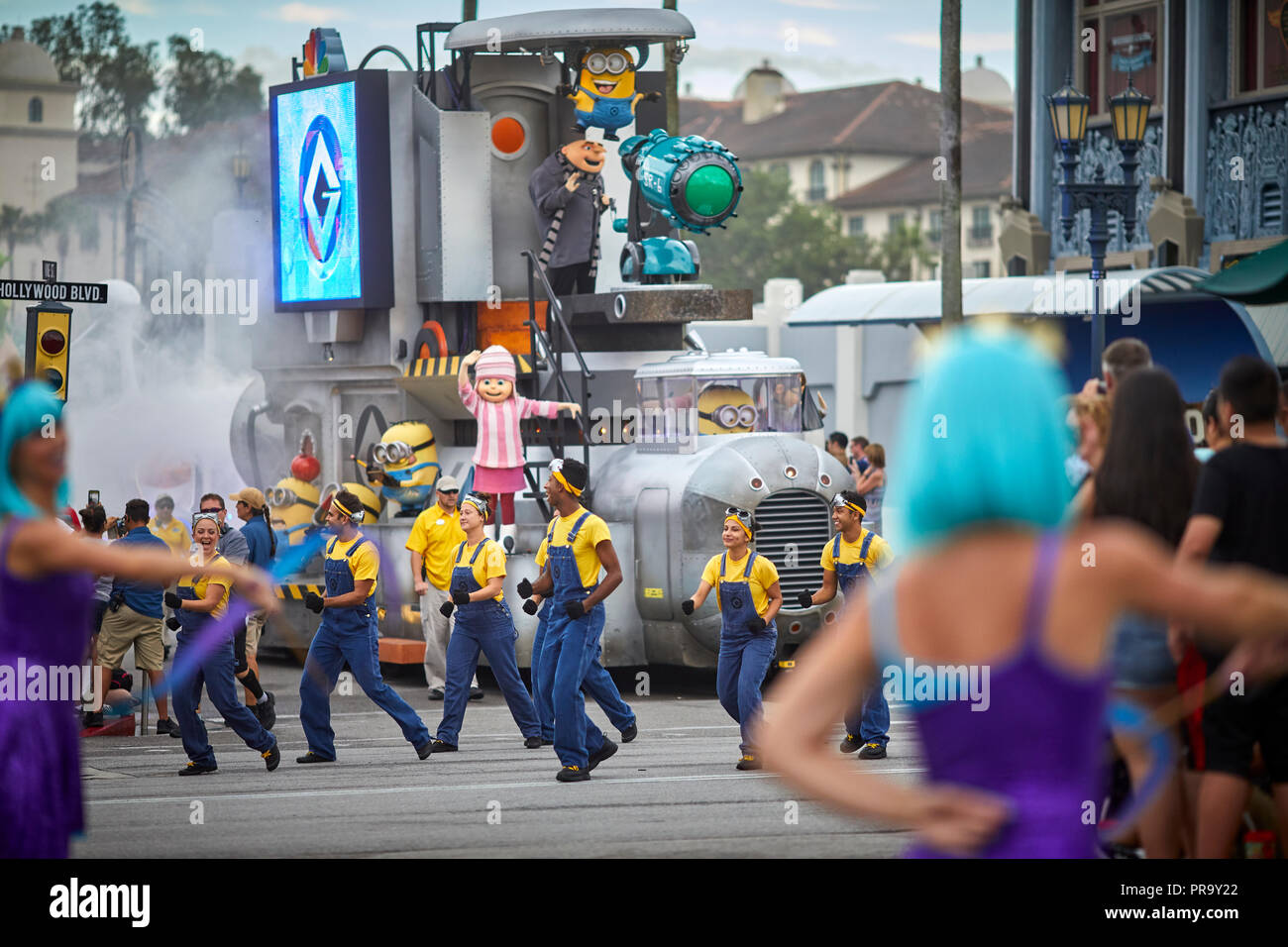 Parade at Universal Studios Orlando Stock Photo - Alamy