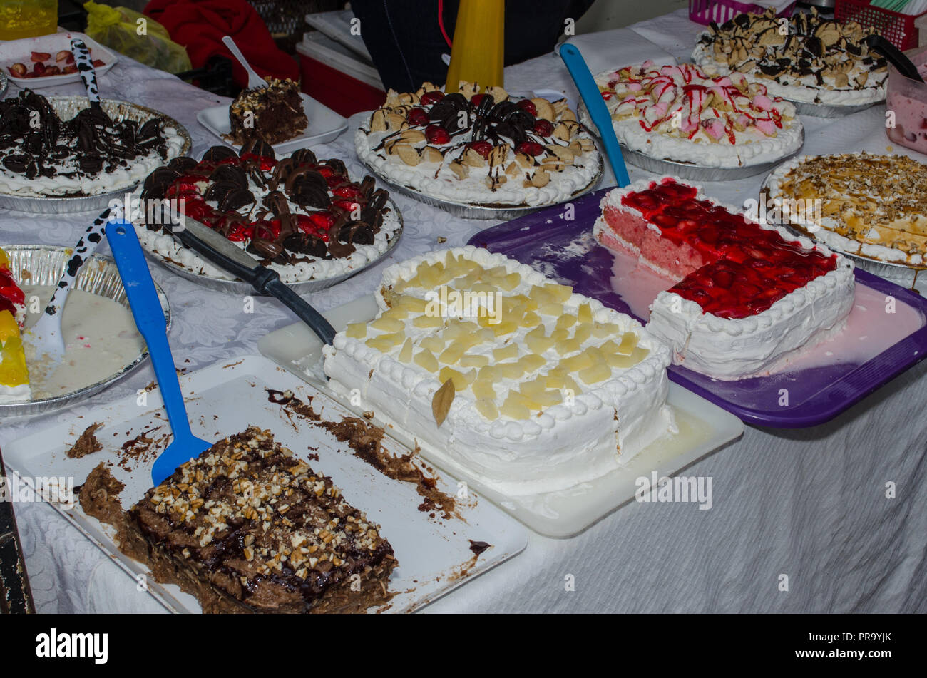 Assorted Traditional Cakes Stock Photo - Alamy