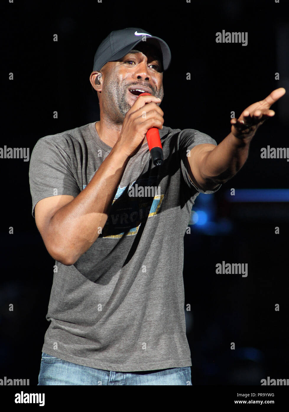 Darius Rucker performs in concert at the Cruzan Amphitheater in West ...