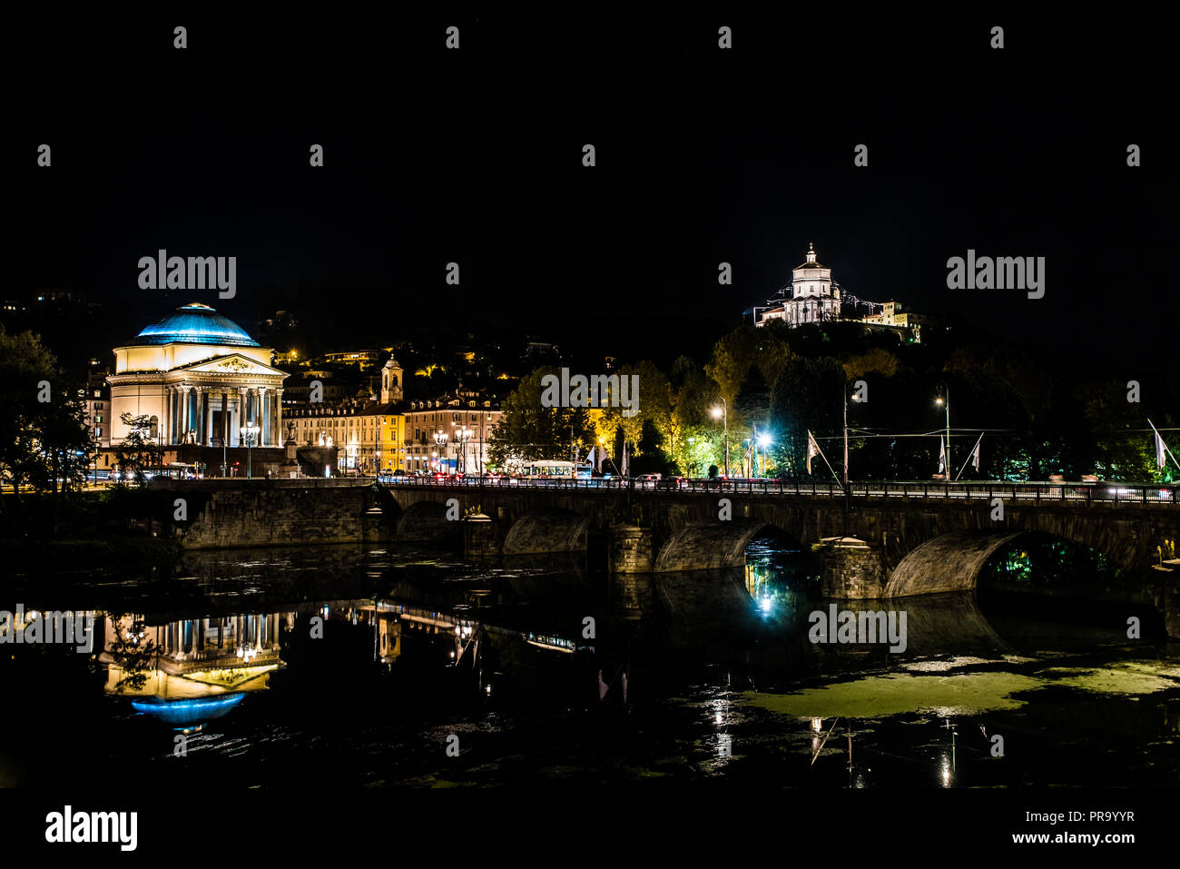 Turin italy nightlife hi-res stock photography and images - Alamy