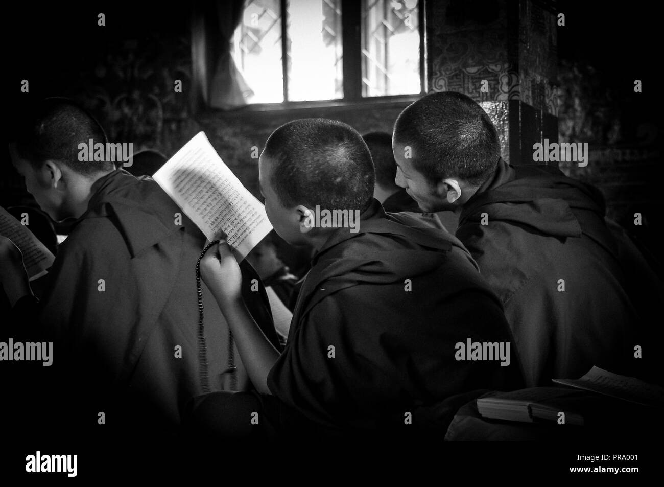 Monks world Black and White Stock Photos & Images - Alamy