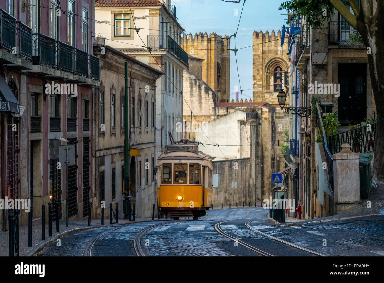Tram lisbon tram line 28 tram hi-res stock photography and images - Alamy